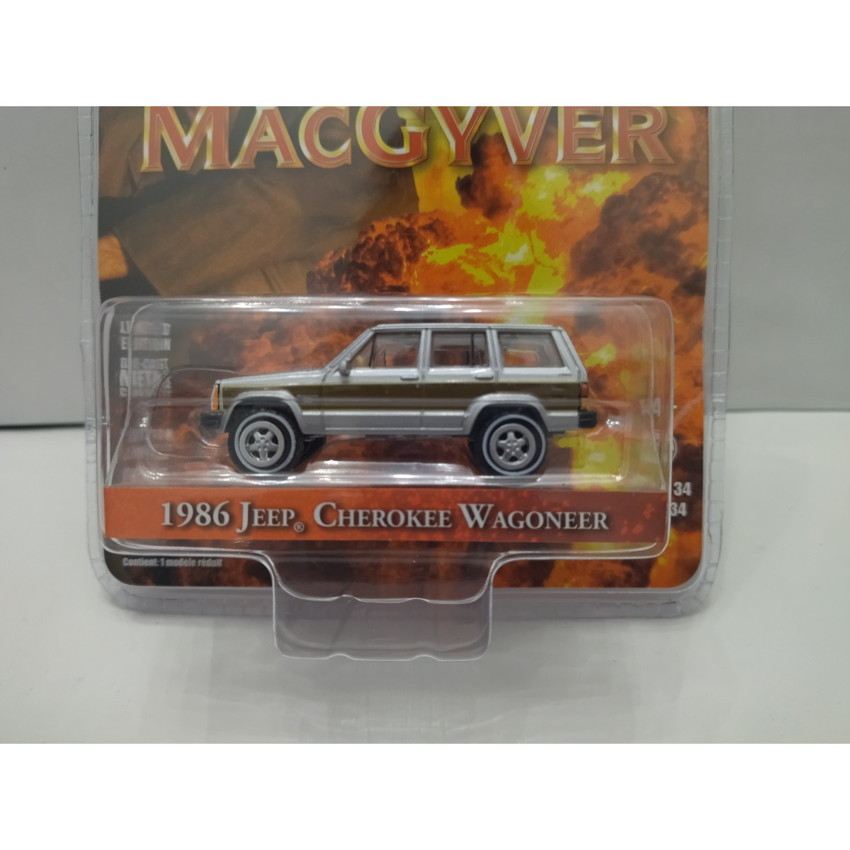 JEEP CHEROKEE WAGONEER 1986 MCGYVER HOLLYWOOD 1:64 GREENLIGHT - BCN ...
