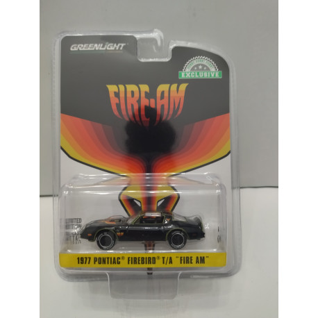 PONTIAC FIREBIRD 1977 T/A FIRE AM 1:64 GREENLIGHT - BCN STOCK CARS