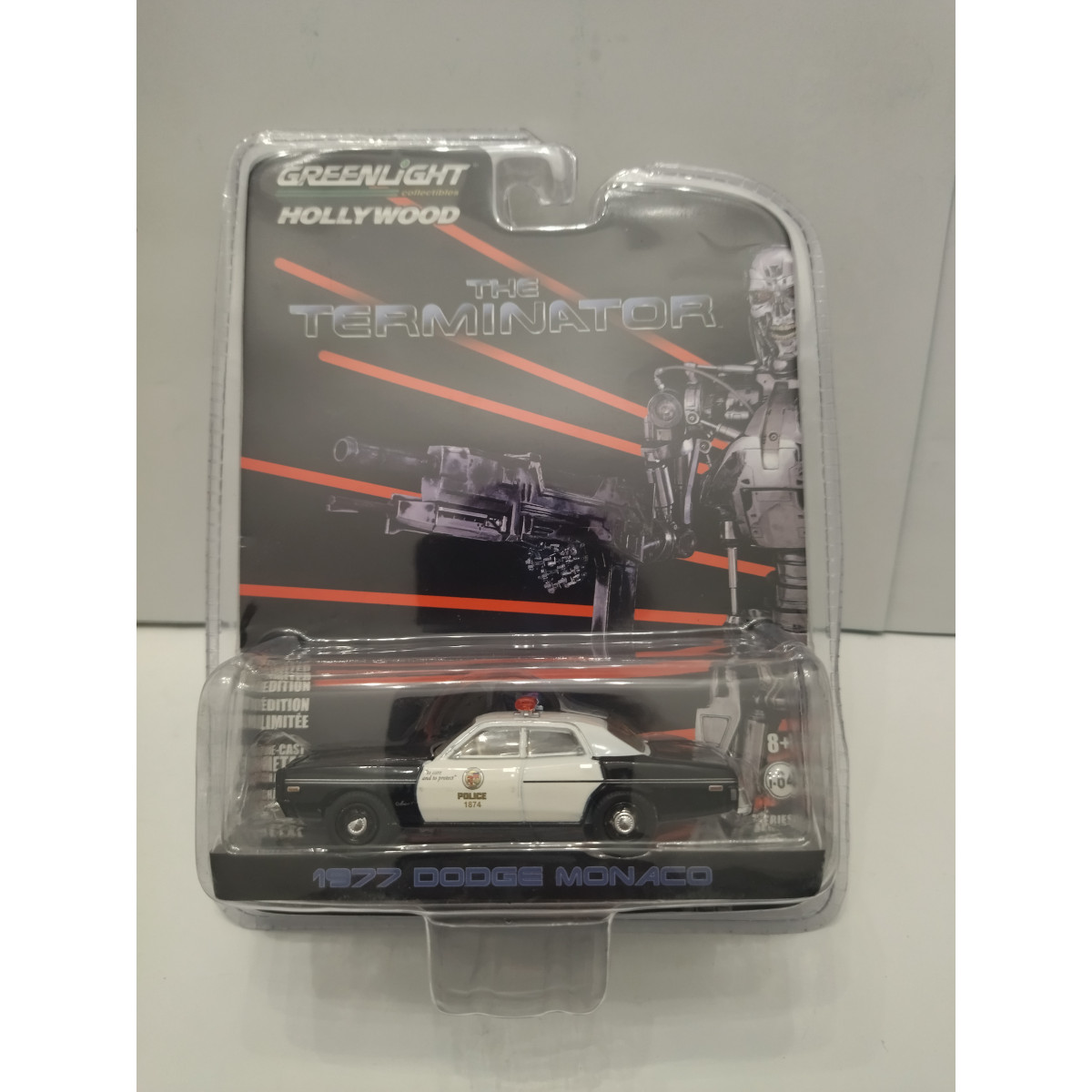 DODGE MONACO 1977 POLICE THE TERMINATOR HOLLYWOOD 1:64 GREENLIGHT - BCN ...