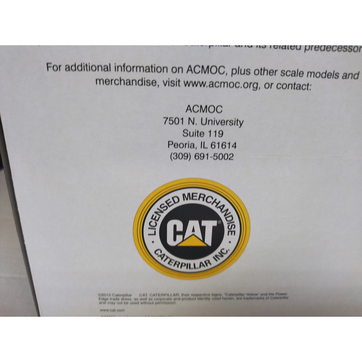 CATERPILLAR CAT DW20 SERIES E TRACTOR 1:25 ACMOC - BCN STOCK CARS