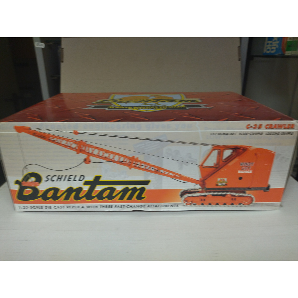 BANTAM C-35 CRAWLER/EXCAVADORA DRAGALINA 1:25 SPECCAST - BCN STOCK CARS