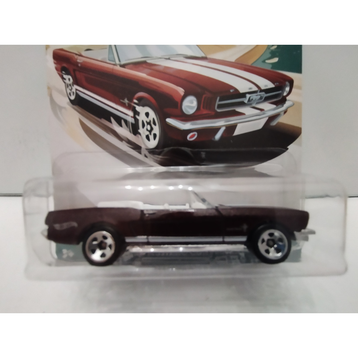 FORD MUSTANG 1965 CONVERTIBLE 1/10 WALMART EXCLUSIVE 1:64 HOT WHEELS ...