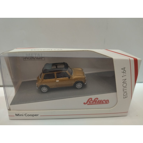 MINI COOPER BROWN METALLIC 1:64 SCHUCO - BCN STOCK CARS