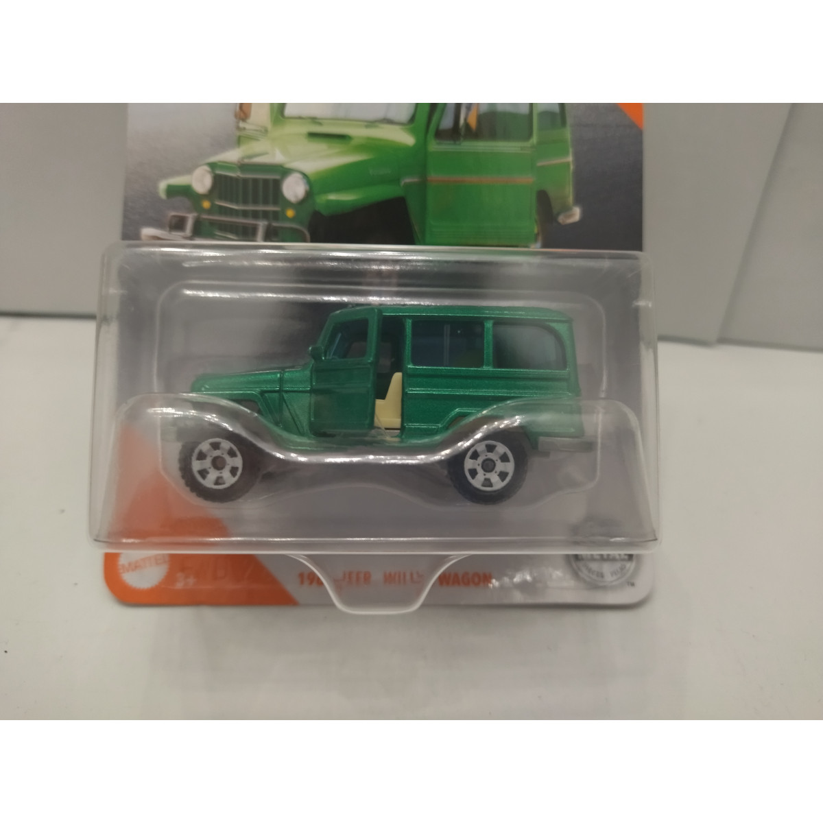 JEEP WILLY 1962 WAGON GREEN MOVING PARTS 1:64 MATCHBOX - BCN STOCK CARS