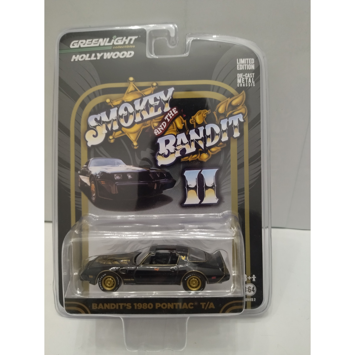 PONTIAC FIREBIRD 1980 T/A SMOKE & BANDIT II HOLLYWOOD 1:64 GREENLIGHT ...
