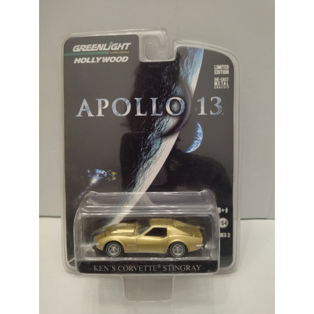 CHEVROLET CORVETTE STINGRAY KEN APOLLO 13 HOLLYWOOD 1:64 GREENLIGHT ...