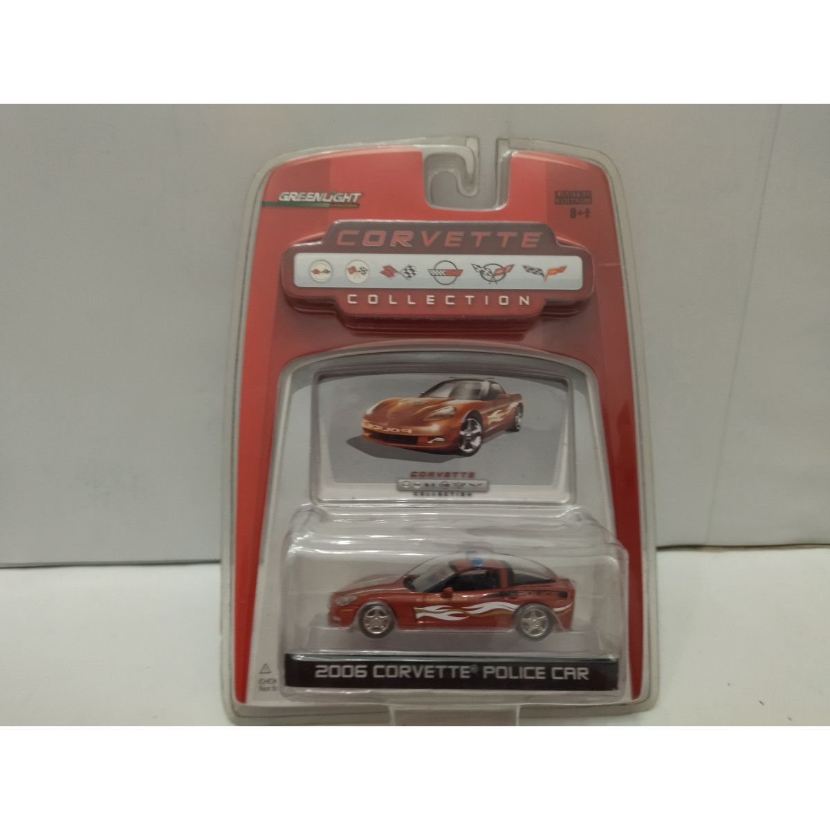 CHEVROLET CORVETTE C6 2006 POLICE CAR CORVETTE COLLECTION 1:64 ...