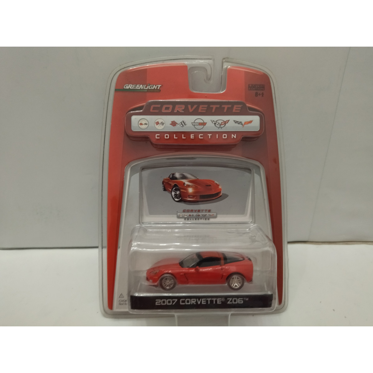 CHEVROLET CORVETTE C6 2007 Z06 RED CORVETTE COLLECTION 1:64 GREENLIGHT ...