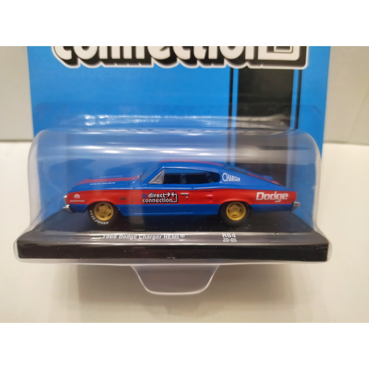 DODGE CHARGER 1966 HEMI DIRECT CONNECTION R64 20-05 1:64 M2 MACHINES ...