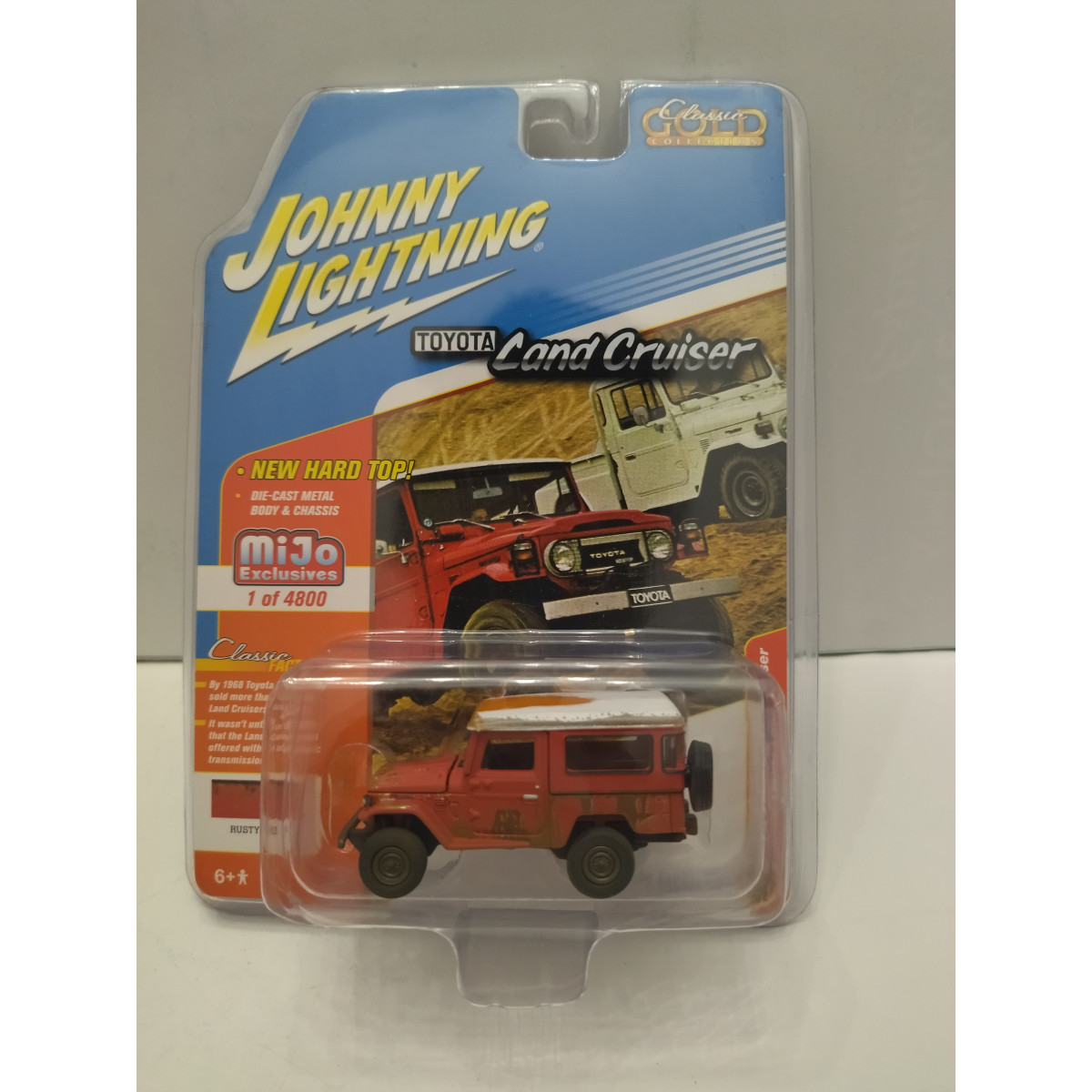TOYOTA LAND CRUISER FJ 1980 RUSTY/OXIDADO RED 1:64 JOHNNY LIGHTNING ...