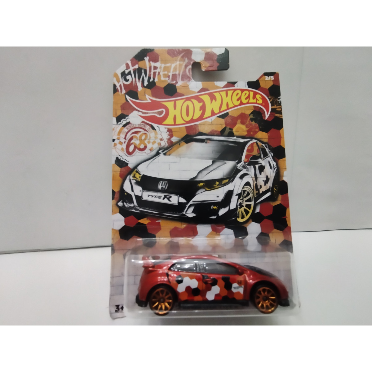 HONDA CIVIC 2016 TYPE R 2/5 URBAN CAMOUFLAGE 1:64 HOT WHEELS - BCN ...