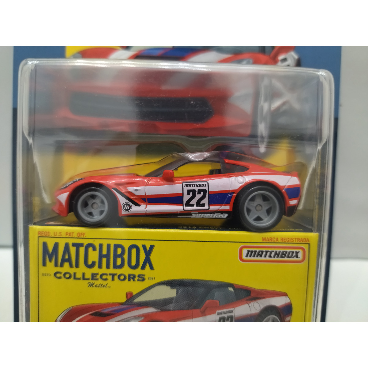 CHEVROLET CORVETTE C7 2016 STINGRAY COLLECTORS n19 1:64 MATCHBOX - BCN ...