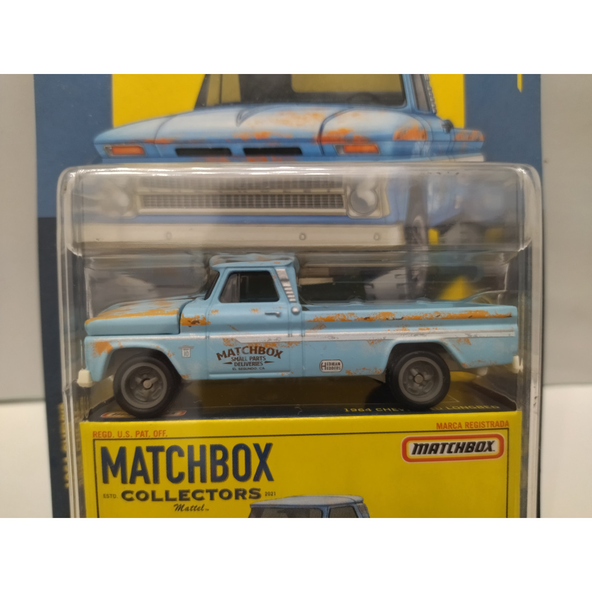 CHEVROLET C-10 1964 LONGBED COLLECTORS n09 1:64 MATCHBOX - BCN STOCK CARS