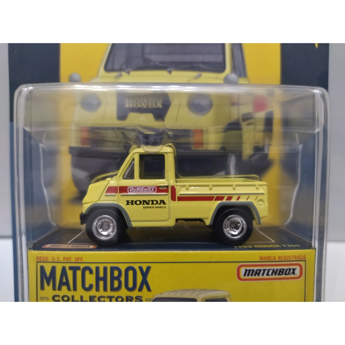 HONDA T360 1963 PICKUP/VAN HONDA SERVICES COLLECTORS n09 1:64 MATCHBOX ...