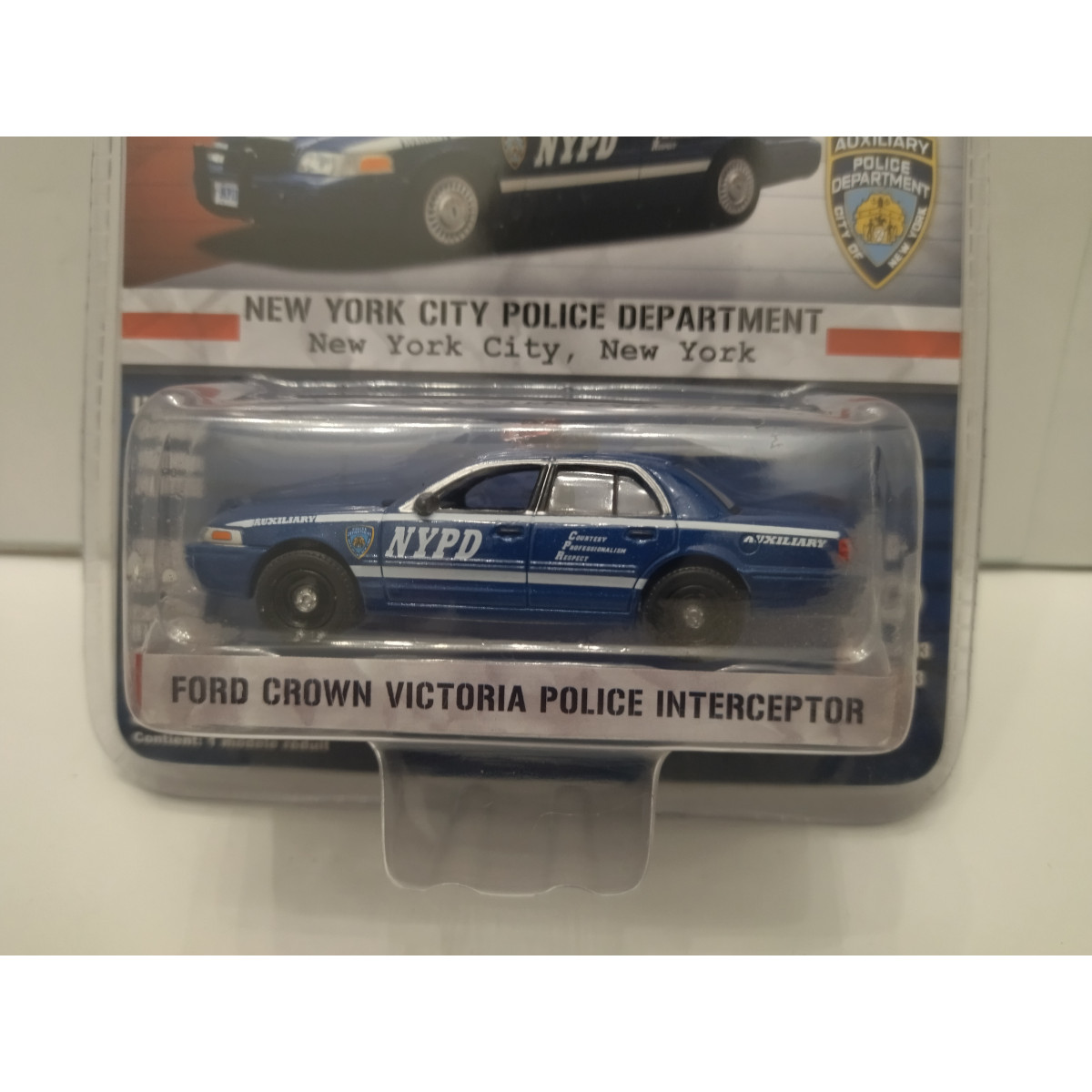 FORD CROWN VICTORIA POLICE INTERCEPTOR USA POLICE NEW YORK 1:64 ...