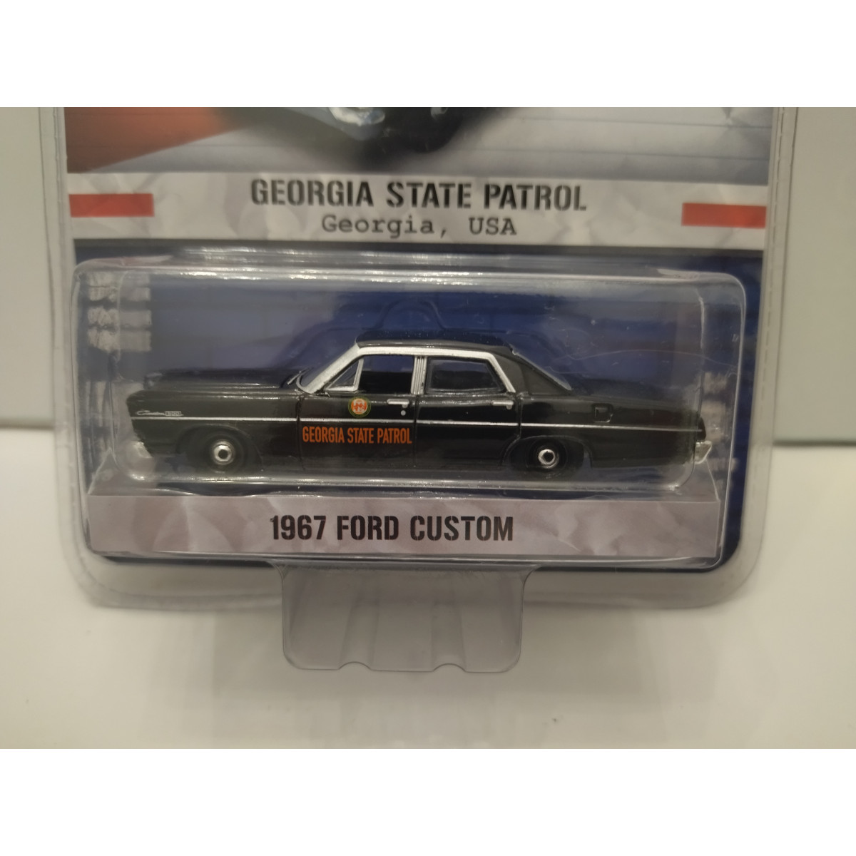 FORD CUSTOM 1967 USA POLICE GEORGIA STATE PATROL 1:64 GREENLIGHT - BCN ...