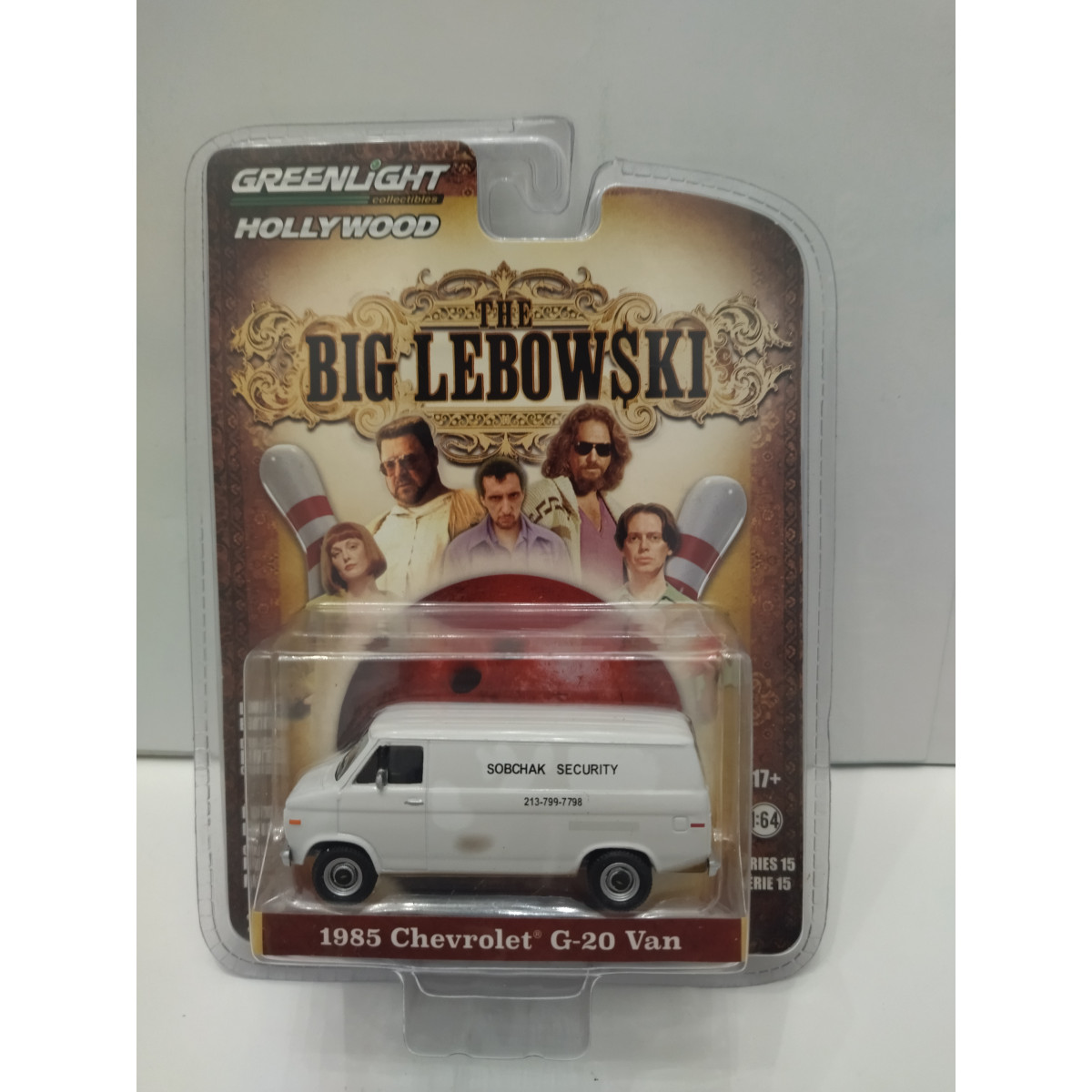 CHEVROLET G-20 VAN 1985 THE BIG LEBOWSKI HOLLYWOOD 1:64 GREENLIGHT ...