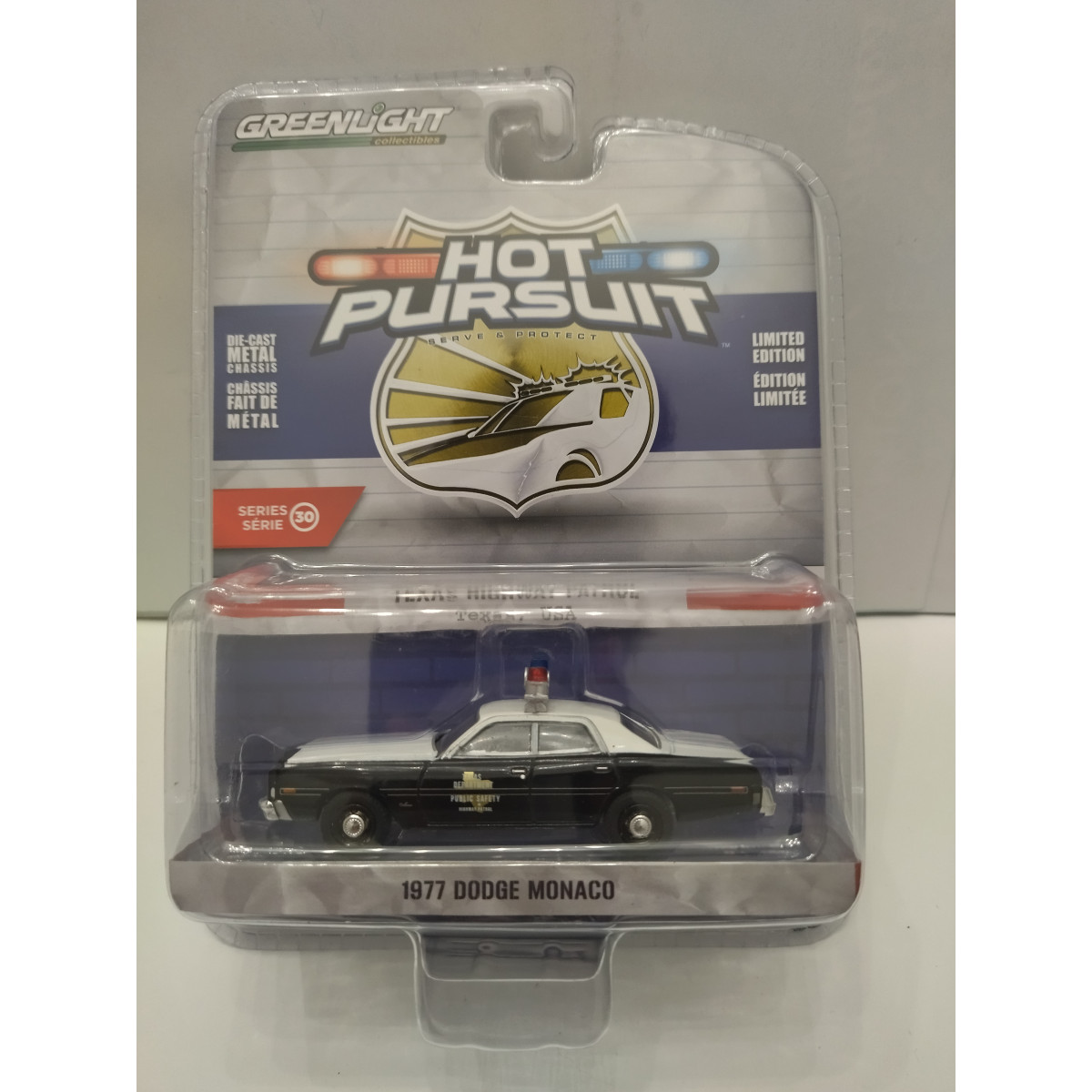 DODGE MONACO 1977 USA POLICE TEXAS HIGHWAY PATROL 1:64 GREENLIGHT - BCN ...