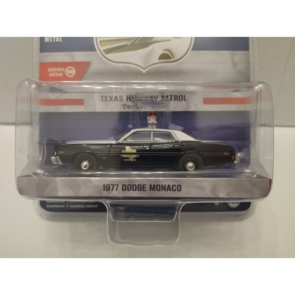 DODGE MONACO 1977 USA POLICE TEXAS HIGHWAY PATROL 1:64 GREENLIGHT - BCN ...