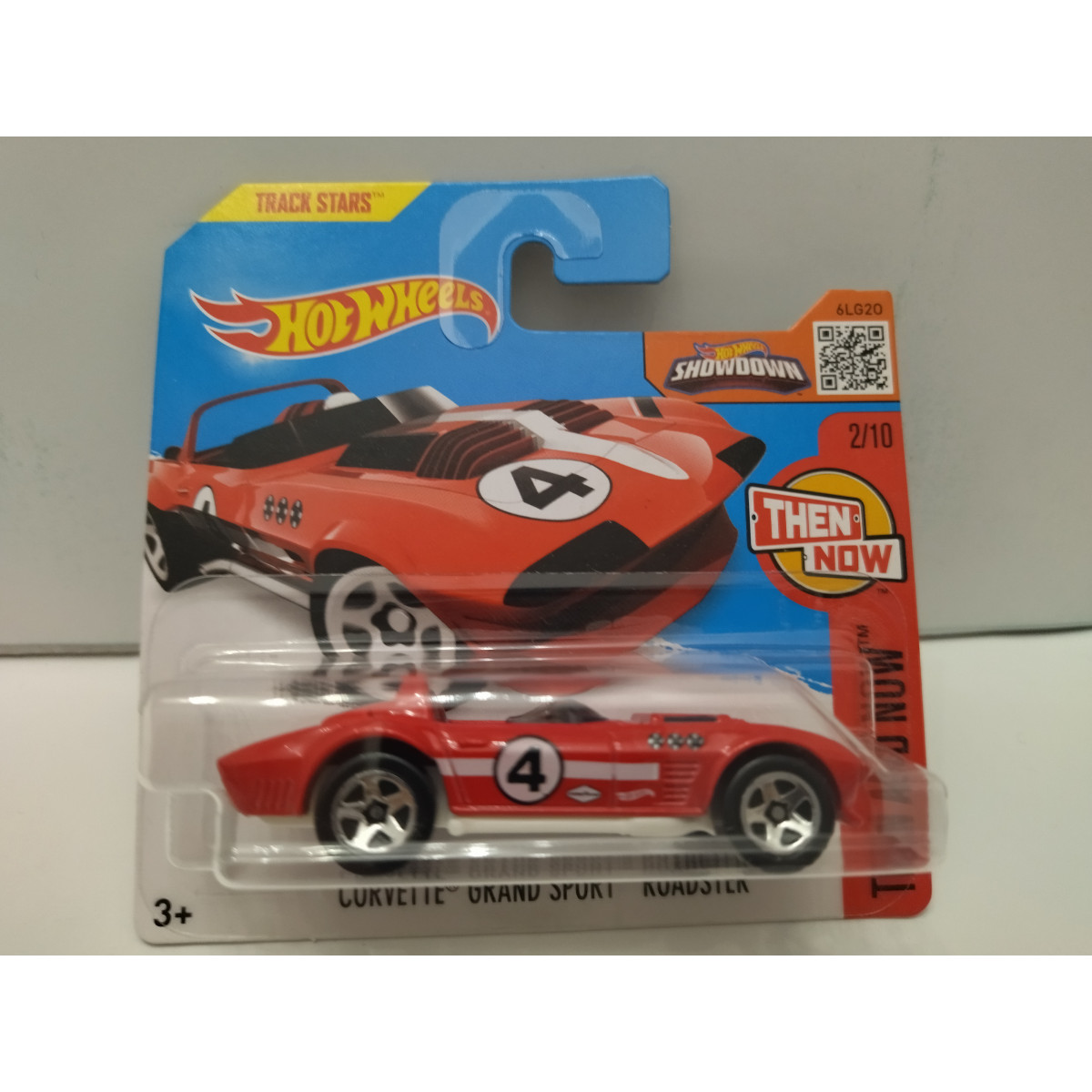 CHEVROLET CORVETTE C2 SPORT ROADSTER n4 RED 2/10 THEN AND NOW 1:64 HOT ...