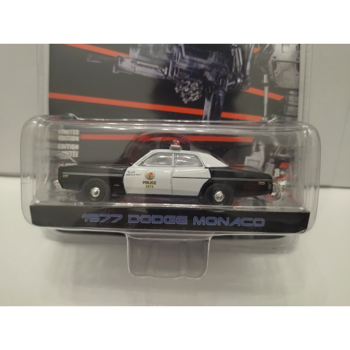DODGE MONACO 1977 THE TERMINATOR HOLLYWOOD 1:64 GREENLIGHT - BCN STOCK CARS