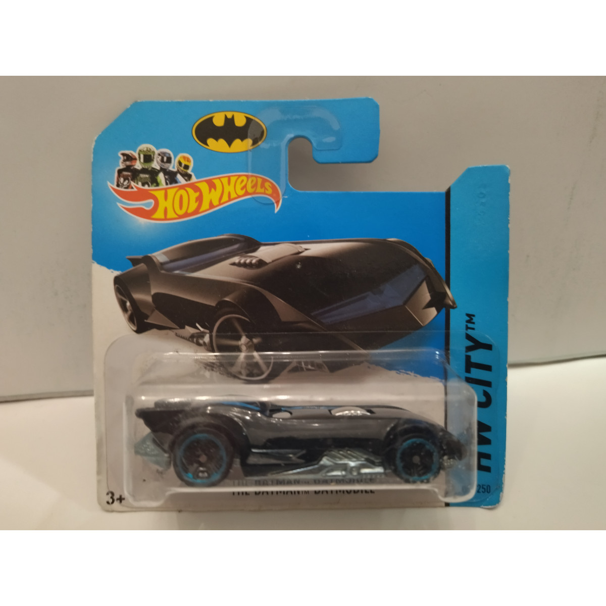 BATMAN BATMOBILE 1:64 HOT WHEELS CARTON MAL ESTADO/CARD DAMAGED - BCN ...