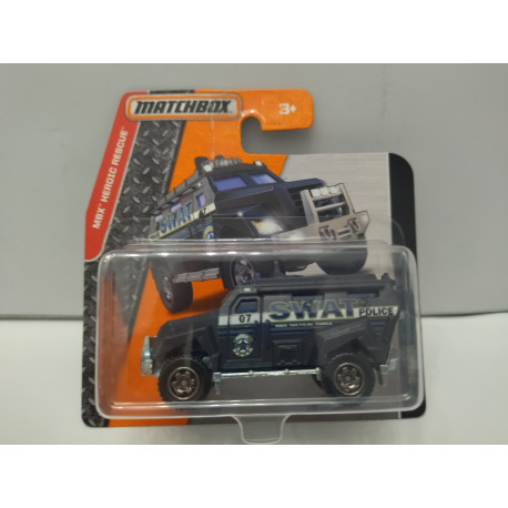 S.W.A.T. POLICE MBX HEROIC RESCUE 1:64 MATCHBOX - BCN STOCK CARS