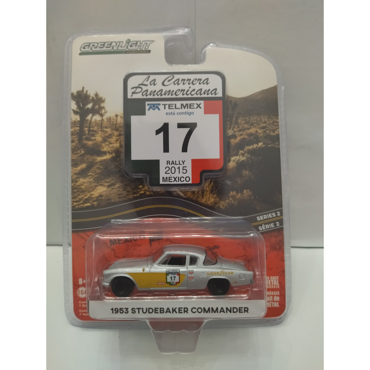 STUDEBAKER COMMANDER 1963 n17 RALLY PANAMERICANA MEXICO 2015 1:64 ...