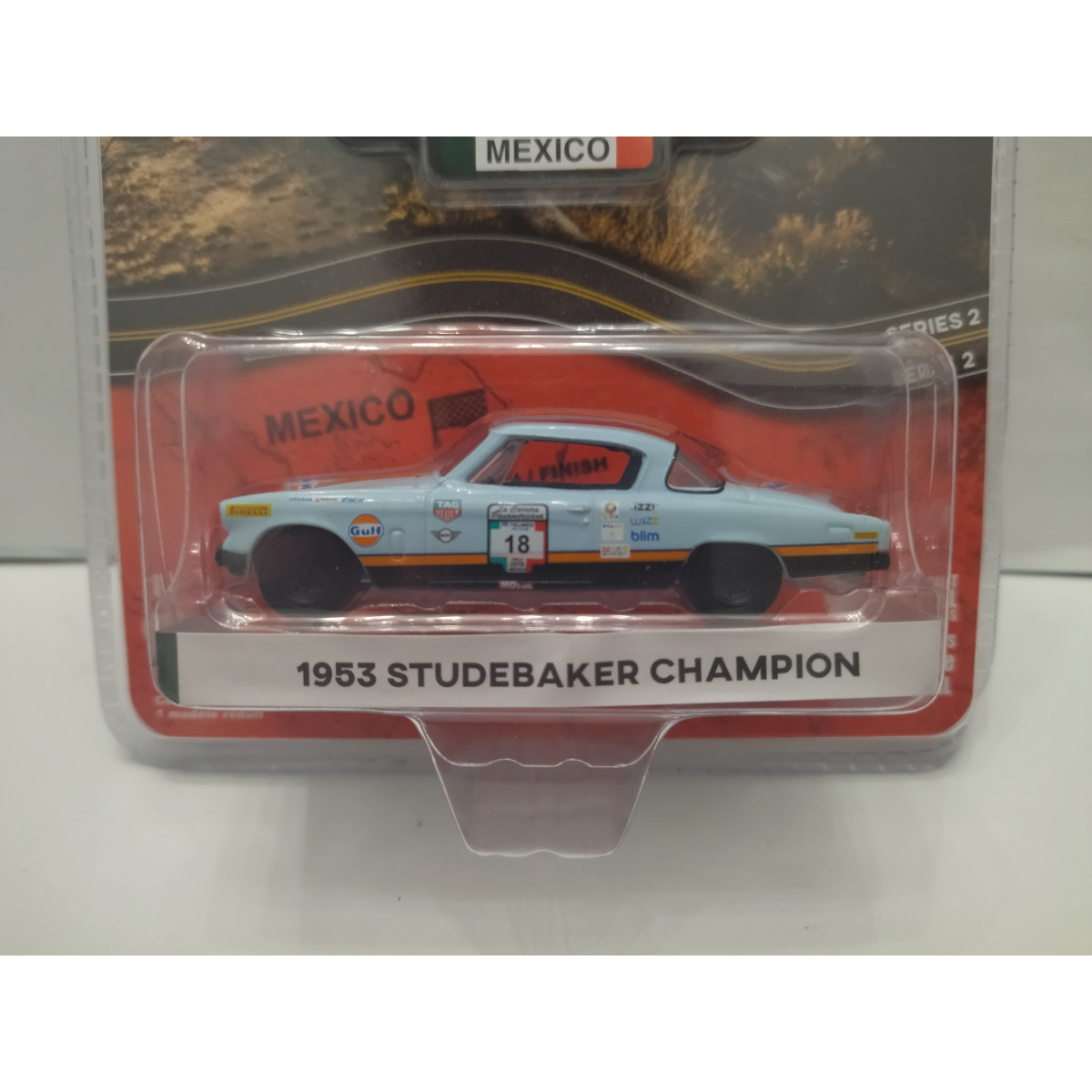 STUDEBAKER CHAMPION 1953 n18 RALLY PANAMERICANA MEXICO 2018 1:64 ...