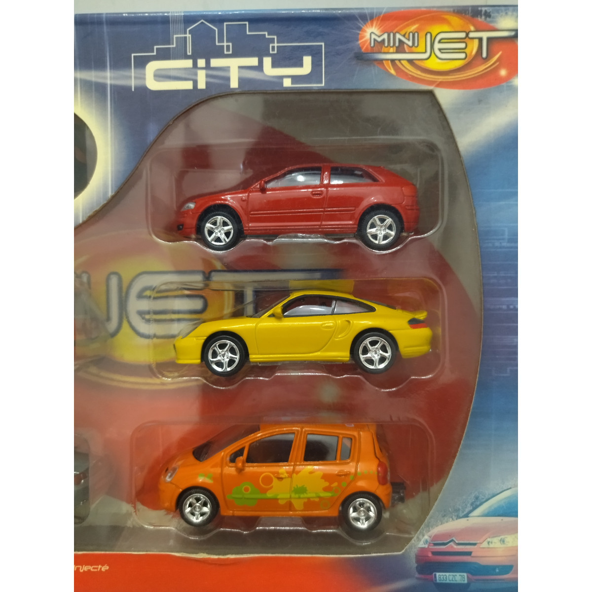 PACK CITY MINIJET 6 CARS BMW/PORSCHE/AUDI apx 1:64 NOREV 3 INCHES (7 ...