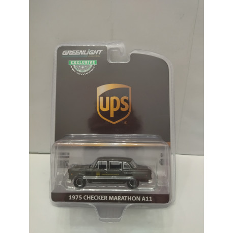 CHECKER MARATHON 1975 A11 UPS 1:64 GREENLIGHT - BCN STOCK CARS