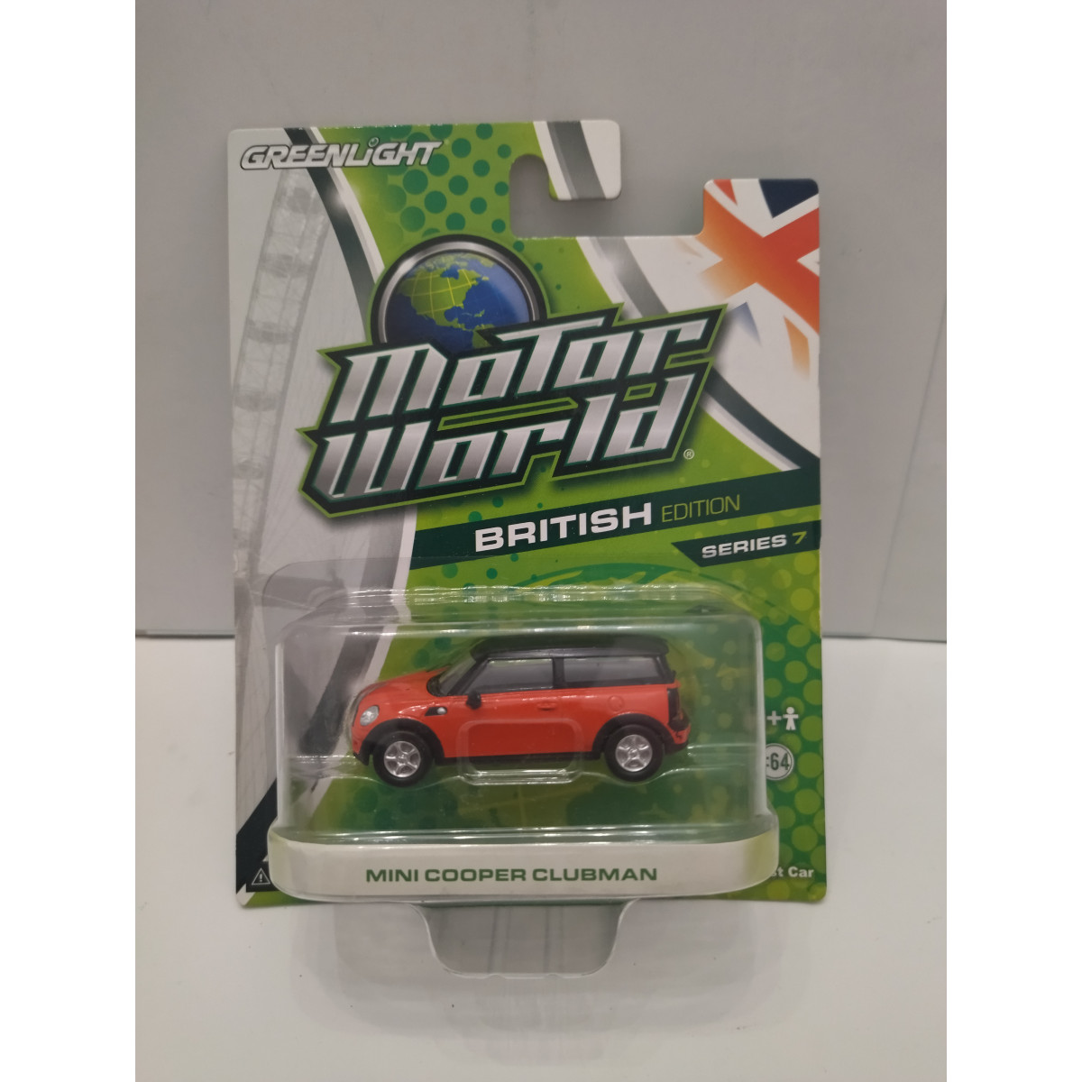 MINI COOPER CLUBMAN RED GERMAN EDITION MOTOR WORLD S7 1:64 GREENLIGHT ...