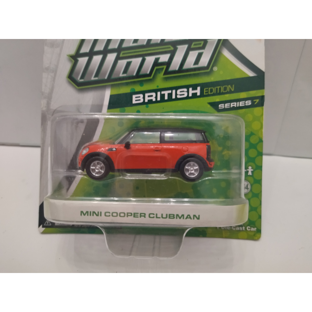 MINI COOPER CLUBMAN RED GERMAN EDITION MOTOR WORLD S7 1:64 GREENLIGHT ...
