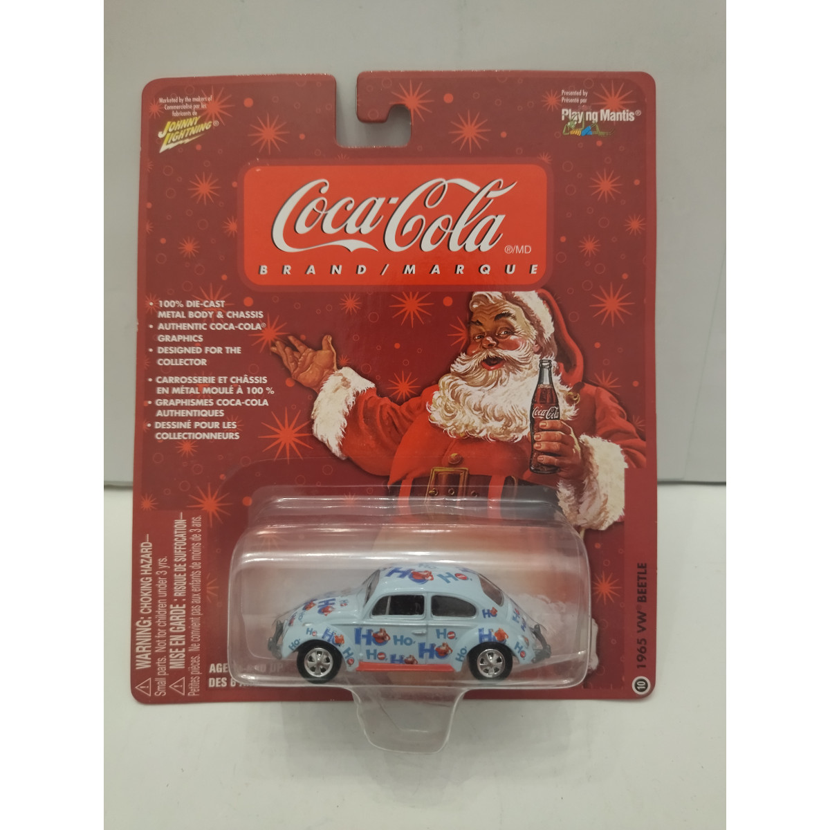VOLKSWAGEN BEETLE 1965 COCA-COLA SANTA CLAUS 1:64 JOHNNY LIGHTNING ...