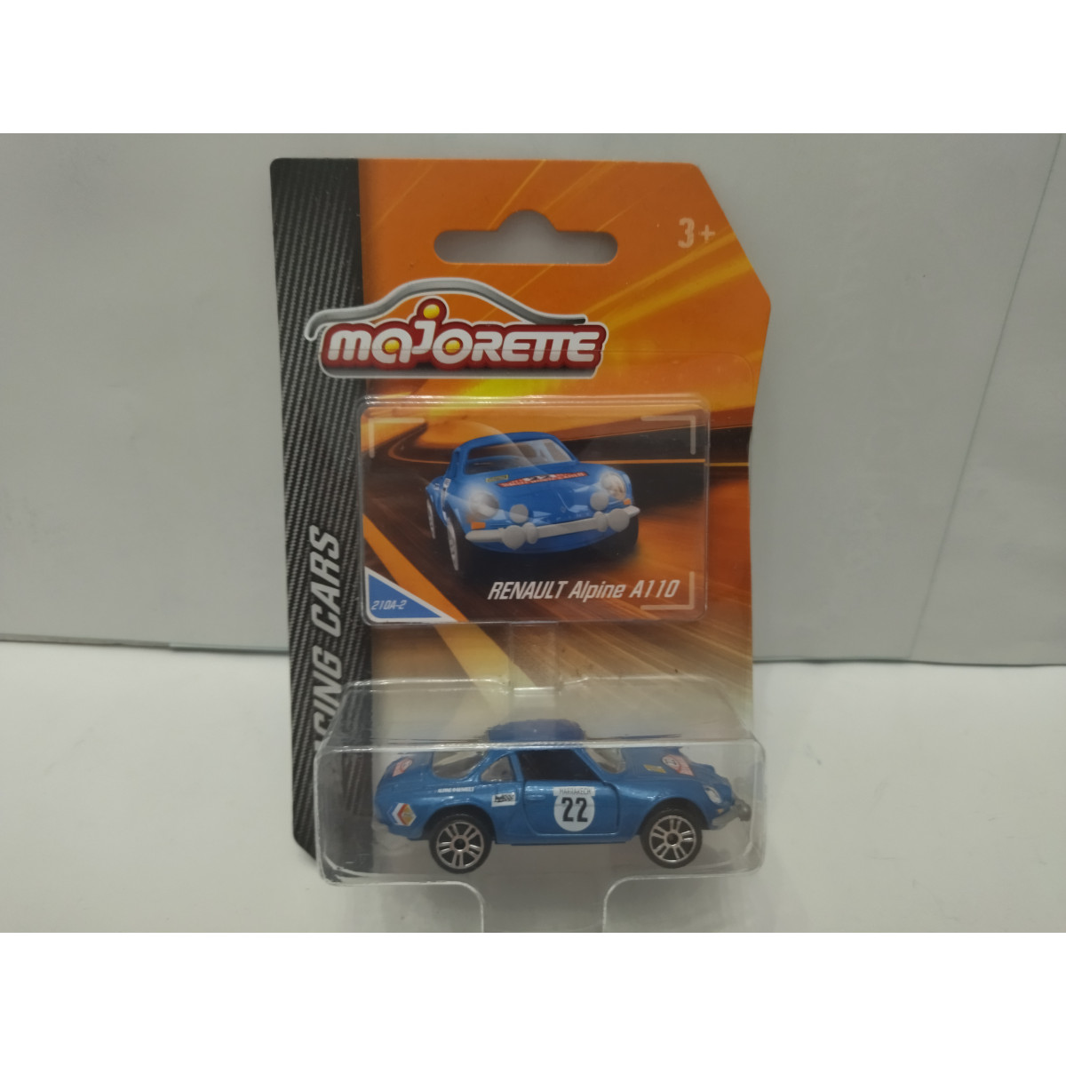 ALPINE A110 RALLY n22 RACING CARS 1:53/apx 1:64 MAJORETTE - BCN STOCK CARS