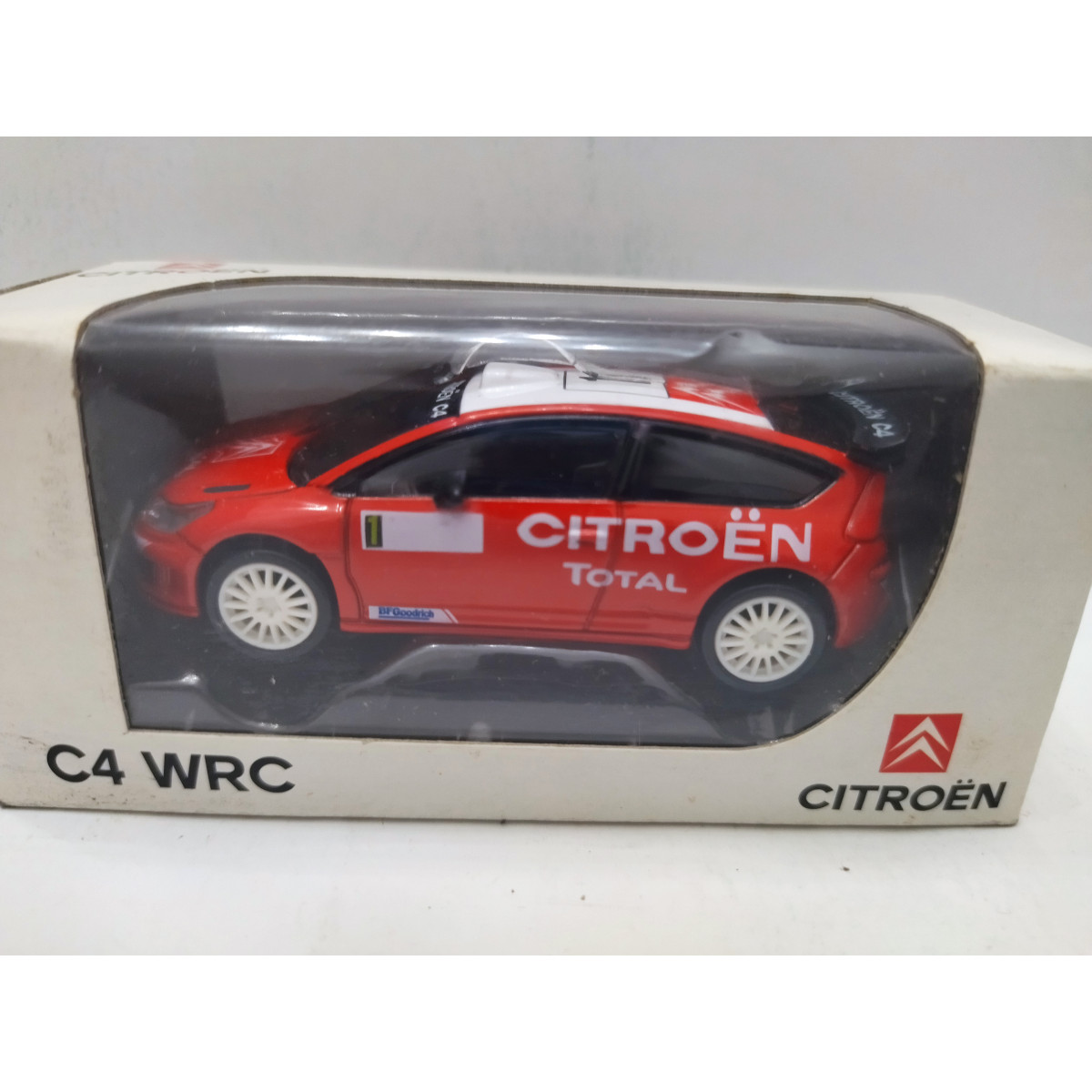 CITROEN C4 WRC WHITE RALLY TOTAL apx 1:64 NOREV 3 INCHES (7,5cm) - BCN ...