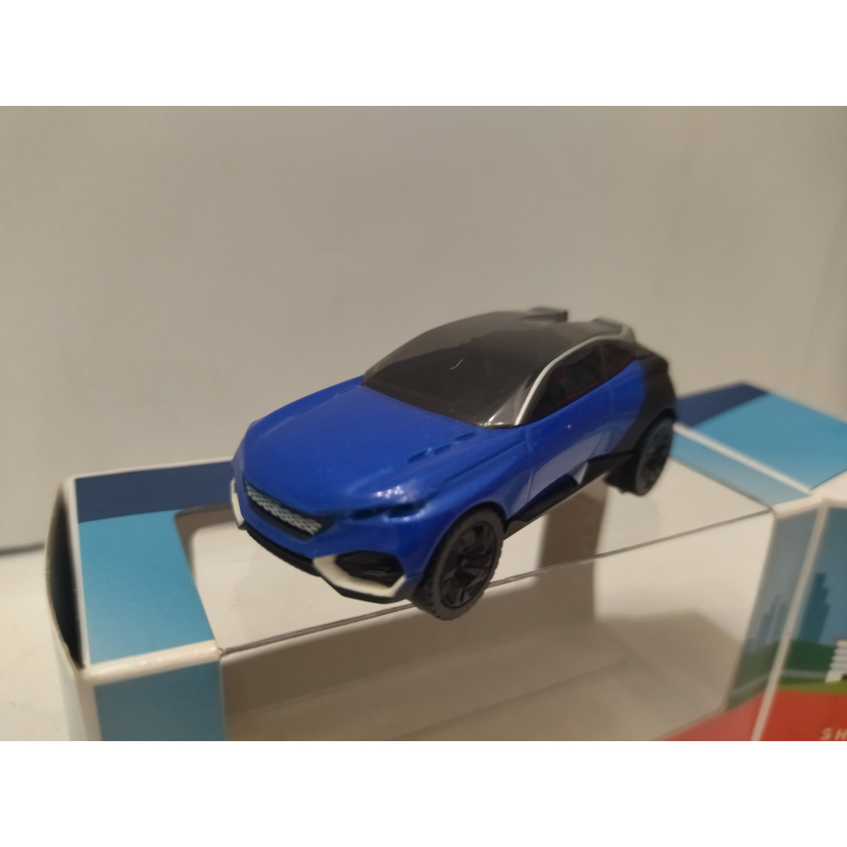 PEUGEOT CONCEPT CAR QUARTZ BLUE BOX NOREV apx 1:64 NOREV 3 INCHES (7 ...