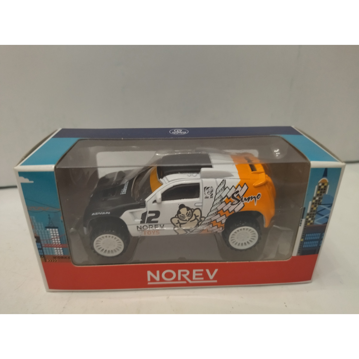VOLKSWAGEN RACE TOUAREG n12 TOYS BOX NOREV apx 1:64 NOREV 3 INCHES (7 ...