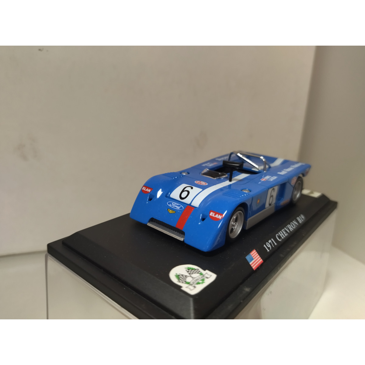 CHEVRON B19 1971 n6 NIKI LAUDA RED ROSE RACING 1:43 DelPRADO BLISTER ...