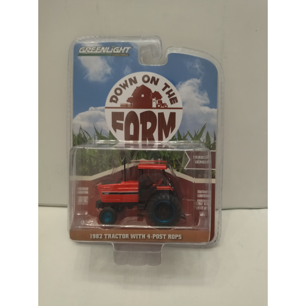 CASE IH 3088 1982 TRACTOR WITH 4-POST ROPS FARM 1:64 GREENLIGHT - BCN ...