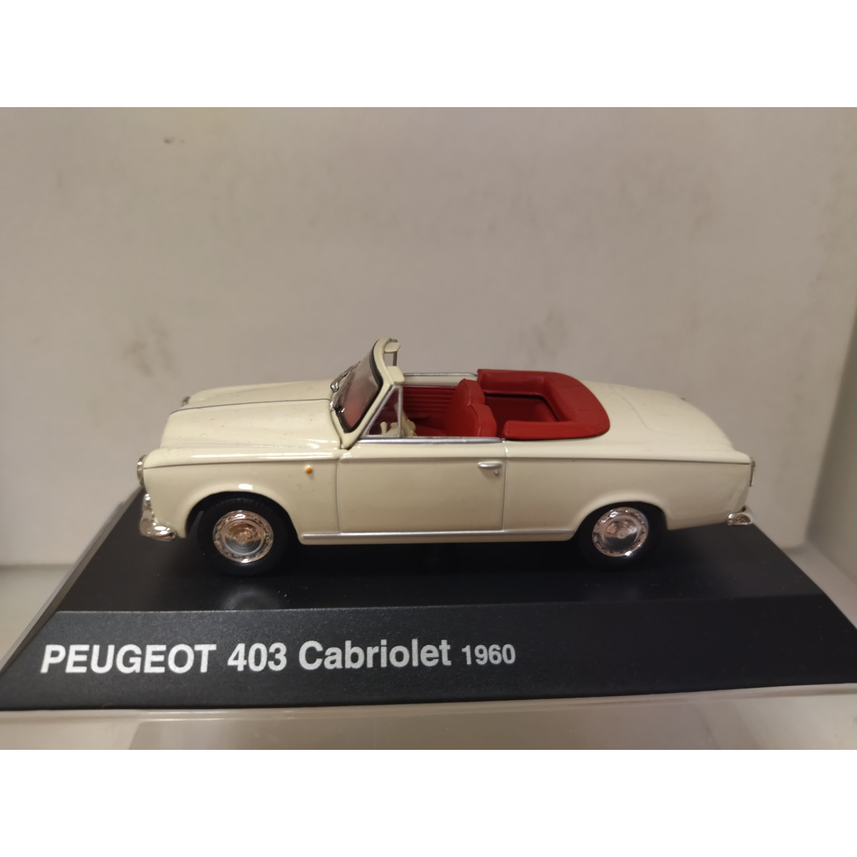 PEUGEOT 403 1960 CABRIOLET 1:43 NOREV HACHETTE NO BOX/V FOTOS - BCN ...