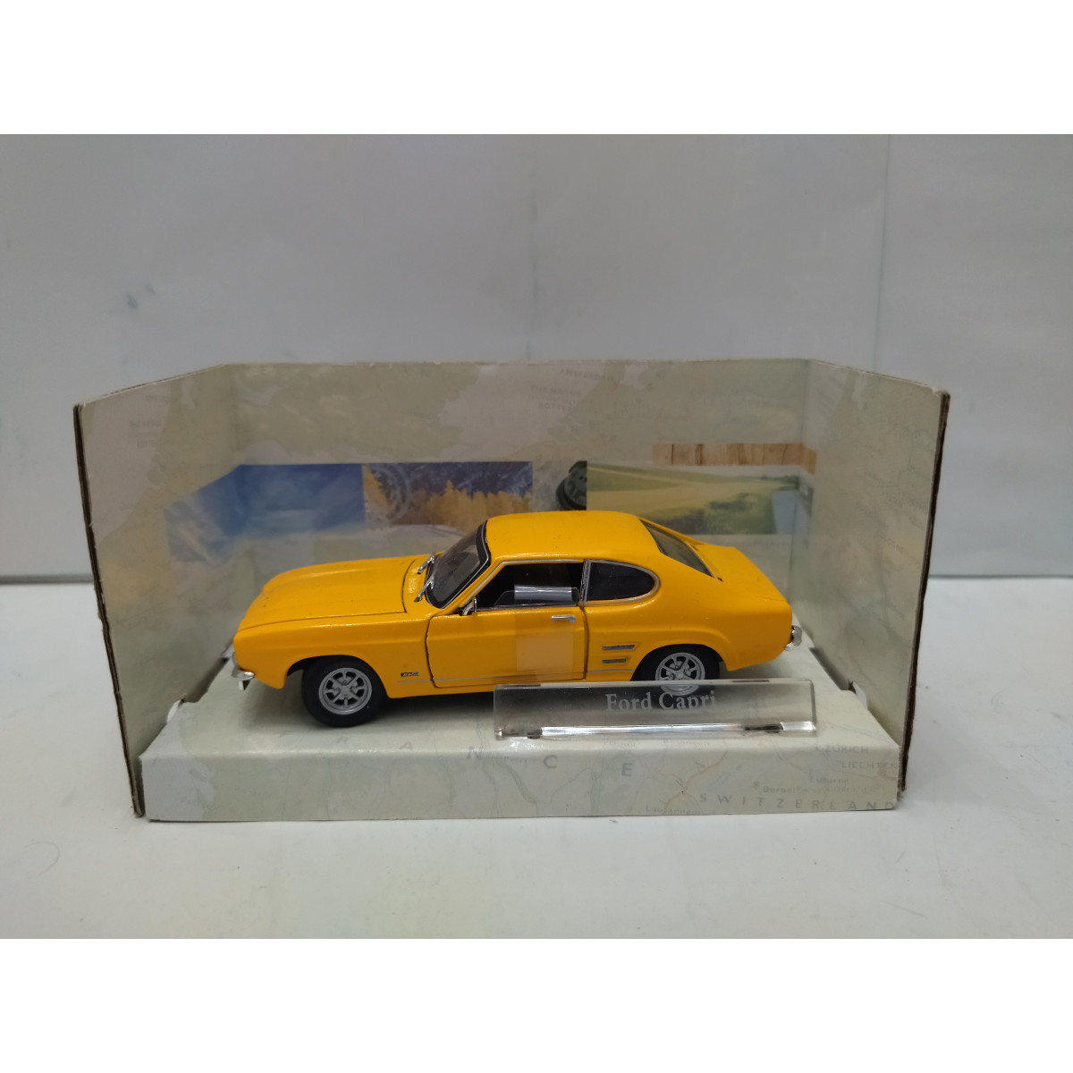 FORD CAPRI MK1 YELLOW/ORANGE 1:43 CARARAMA - BCN STOCK CARS