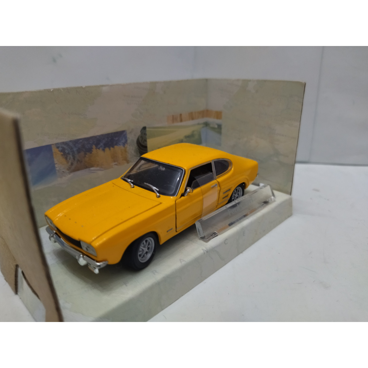 FORD CAPRI MK1 YELLOW/ORANGE 1:43 CARARAMA - BCN STOCK CARS