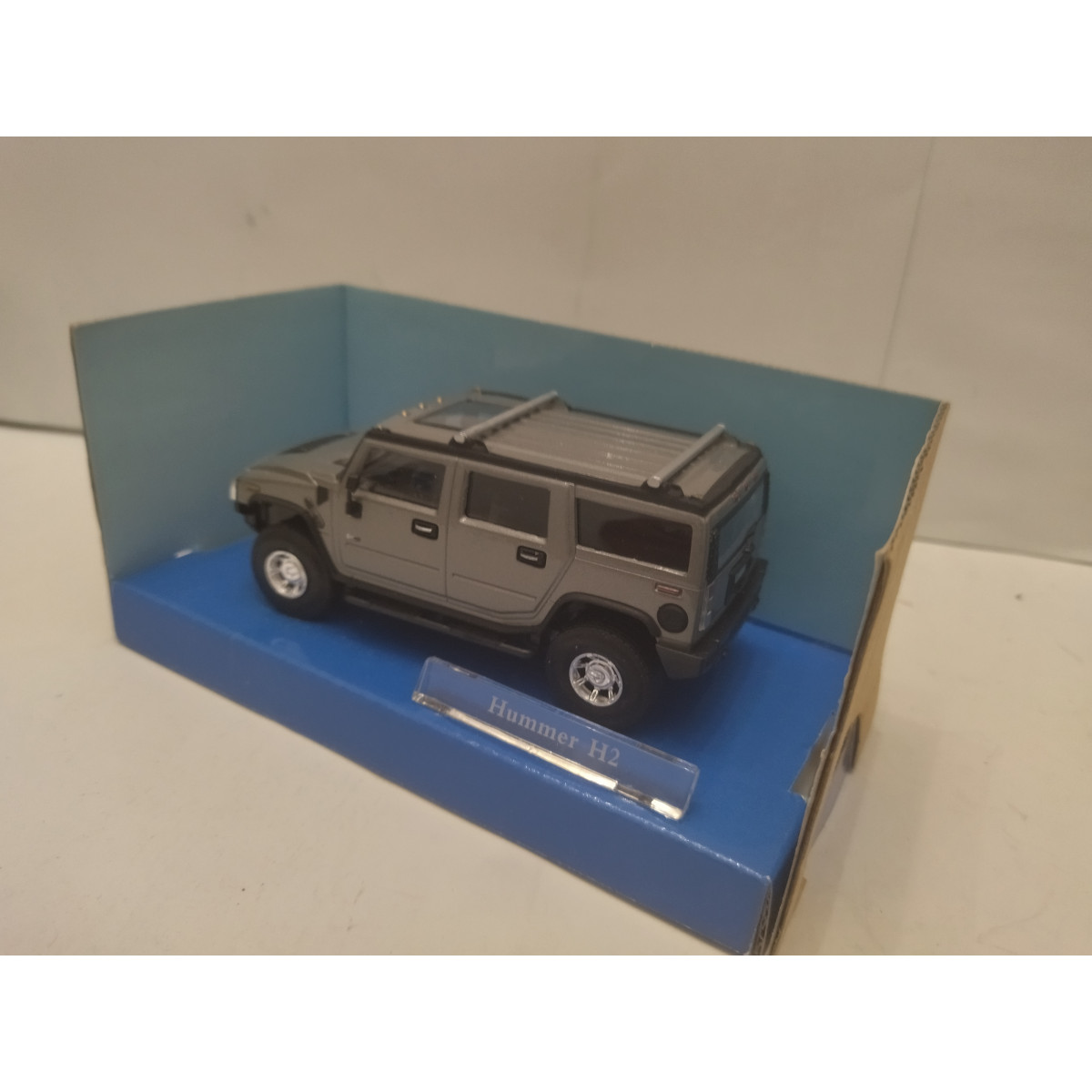 HUMMER H2 GREY 1:43 CARARAMA - BCN STOCK CARS