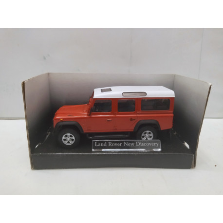 LAND ROVER NEW DISCOVERY RED 6 WHITE 1:43 CARARAMA - BCN STOCK CARS