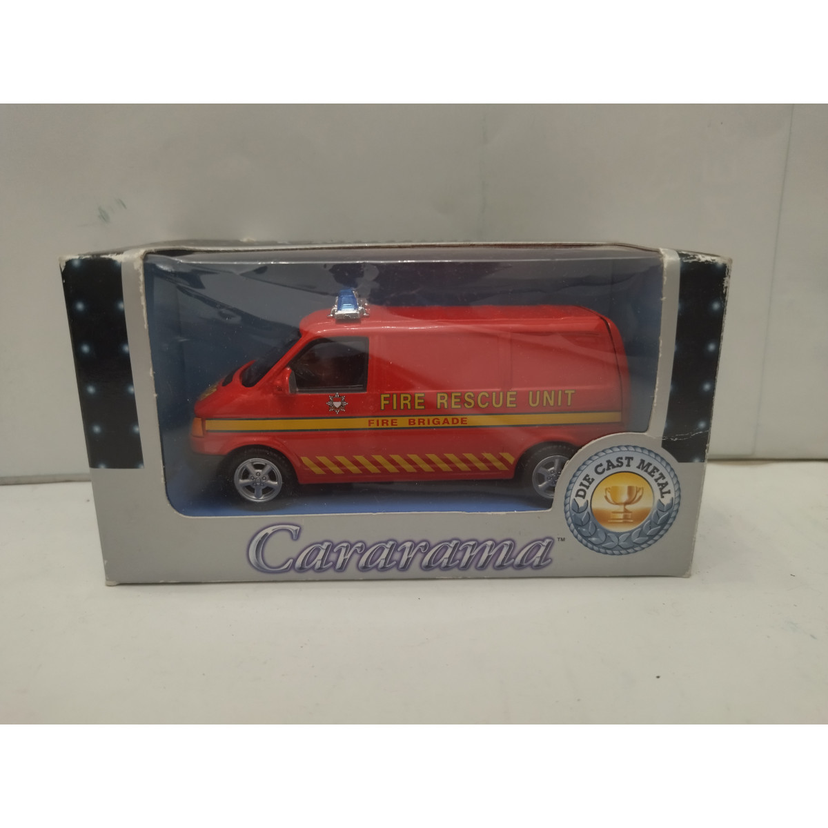 VOLKSWAGEN T4 FIRE RESCUE UNIT FIRE/POMPIERS/BOMBEROS 1:43 CARARAMA ...