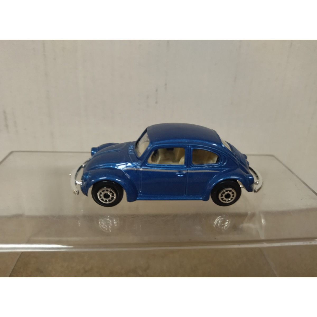 VOLKSWAGEN BEETLE 1968 BLUE apx 1:64 EDOCAR/MAISTO VINTAGE - BCN STOCK CARS