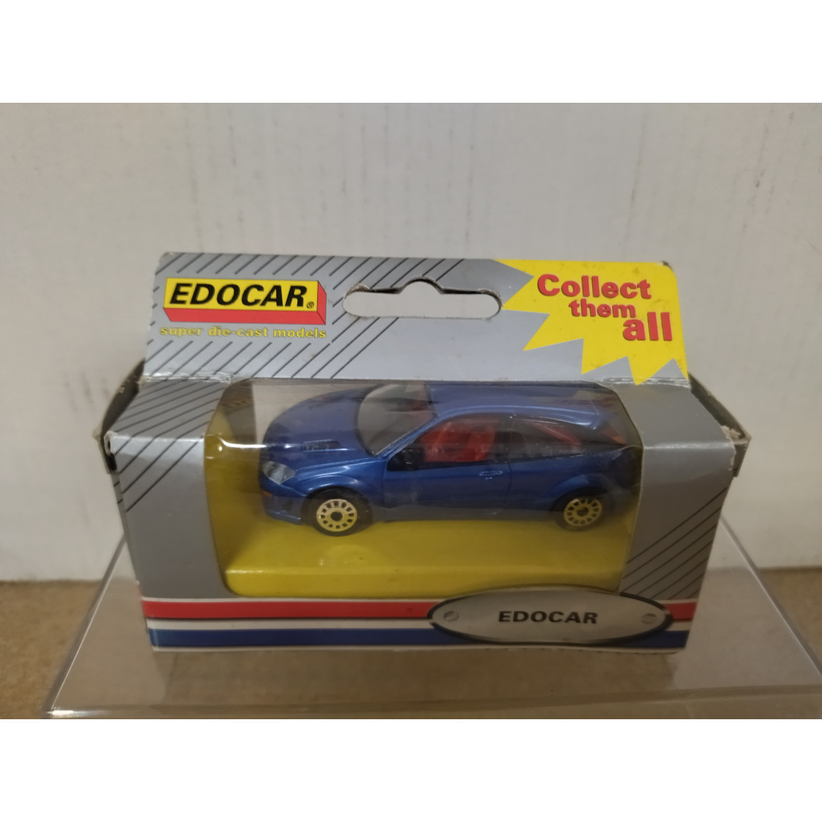 FORD FOCUS WRC BLUE apx 1:64 EDOCAR VINTAGE - BCN STOCK CARS