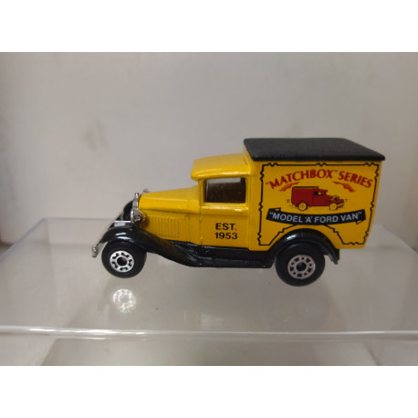 FORD MODEL A VAN MATCHBOX SERIES MB38 1:52/apx 1:64 MATCHBOX BOX - BCN ...
