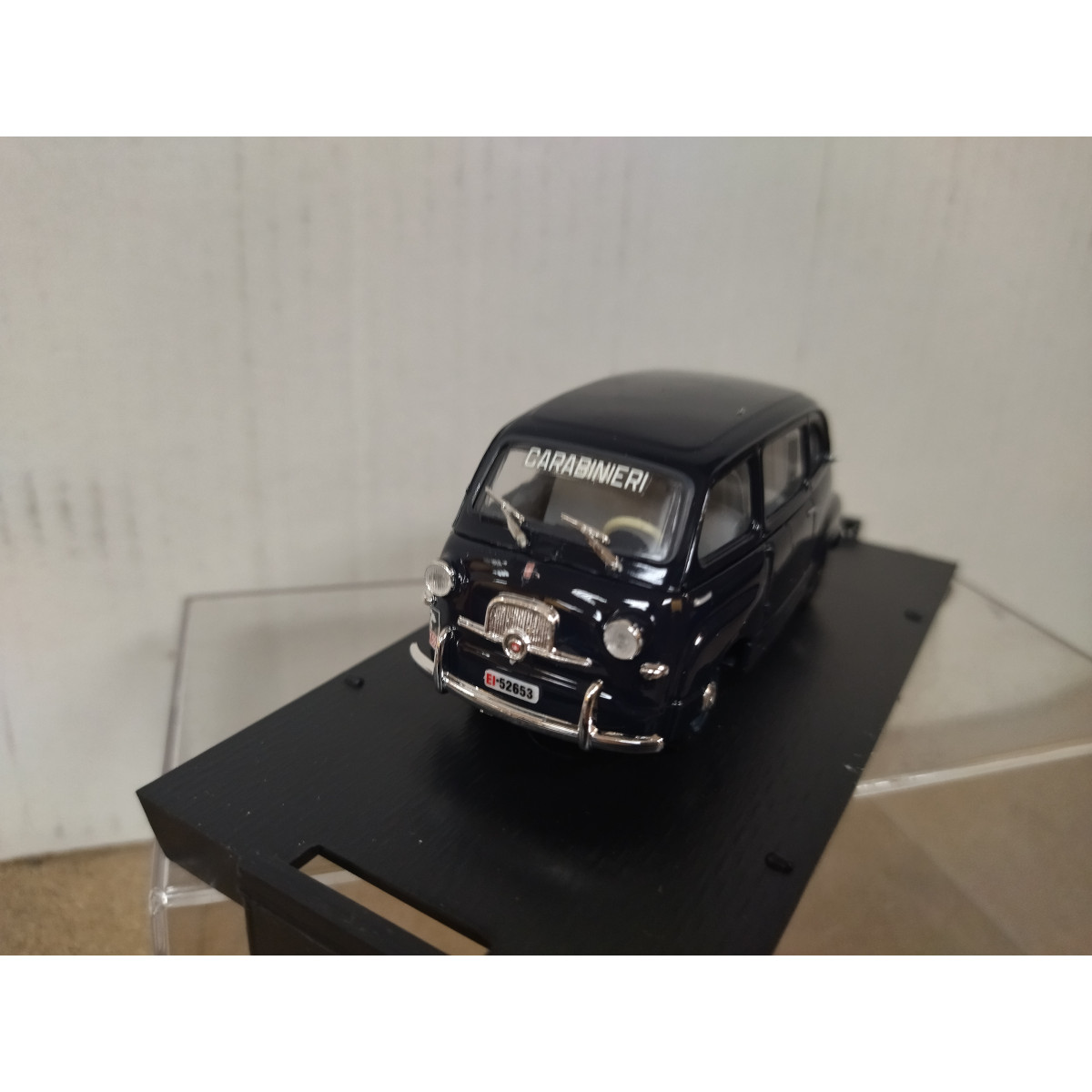 FIAT 600 MULTIPLA 1956 CARABINIERI 1:43 DeAGOSTINI BRUMM R309 - BCN ...